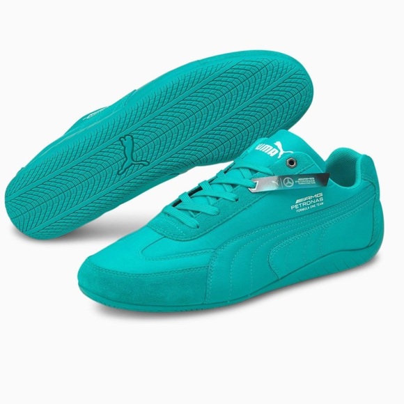 Puma | Shoes | Puma Speed Cat Mercedes Amg In Spectra Greenblue Color ...